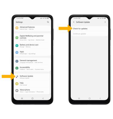 Samsung Galaxy A13 5G (SM-A136U) - Software Version - AT&T