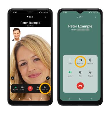 Samsung Galaxy A13 5G (SM-A136U) - Make & Receive an AT&T Video Call - AT&T