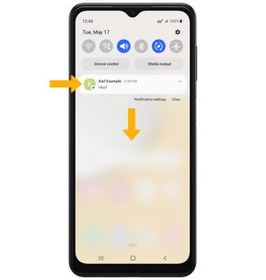 Samsung Galaxy A13 5G (SM-A136U) - Notifications & Alerts - AT&T