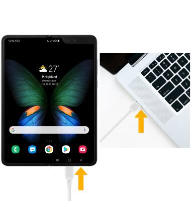 Samsung Galaxy Fold (F900U) - Transfer Photos & Videos - AT&T