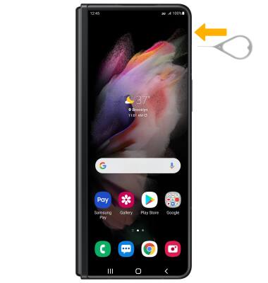 Samsung Galaxy Z Fold3 5G (SM-F926U) - Insert or Remove SIM Card - AT&T