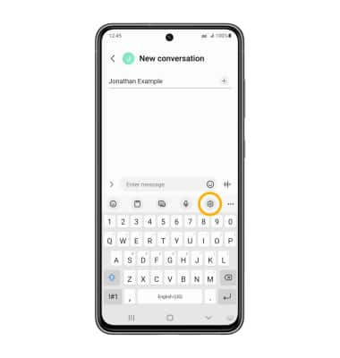 Samsung Galaxy S21 FE (SM-G990U/SM-G990U2) - Keyboard & Typing - AT&T