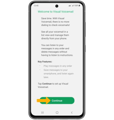Samsung Galaxy S21 FE (SM-G990U/SM-G990U2) - Set Up Voicemail - AT&T