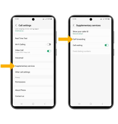 Samsung Galaxy S23 FE (SM-S711U) - Call Forwarding - AT&T