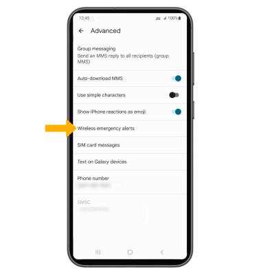 Samsung Galaxy S23 FE (SM-S711U) - Messaging Settings - AT&T