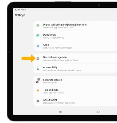 Samsung Galaxy Tab S7 5G (SM-T878U) - Date, Time & Alarm - AT&T