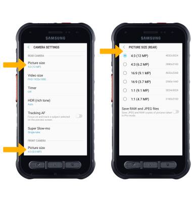 Samsung Galaxy XCover FieldPro (SMG889A) - Camera & Video Settings - AT&T
