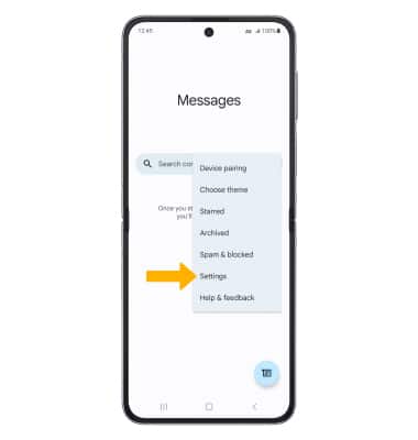 Samsung Galaxy Z Flip4 (SM-F721U) - Messaging Settings - AT&T