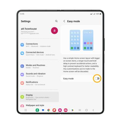 Samsung Galaxy Z Fold4 (SM-F936U) - Easy Mode - AT&T