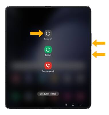 Samsung Galaxy Z Fold5 (SM-F946U) - Reset Device - AT&T