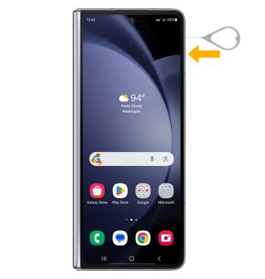 Samsung Galaxy Z Fold5 (SM-F946U) - Insert or Remove SIM Card - AT&T