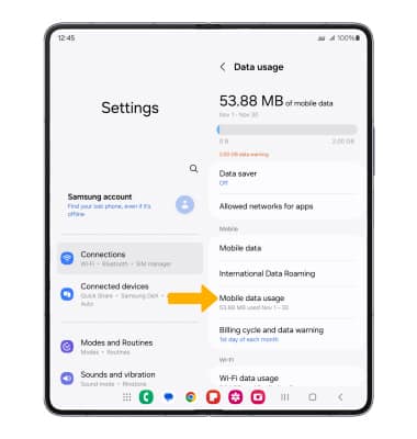 Samsung Galaxy Z Fold5 (SM-F946U) - View & Manage Data - AT&T