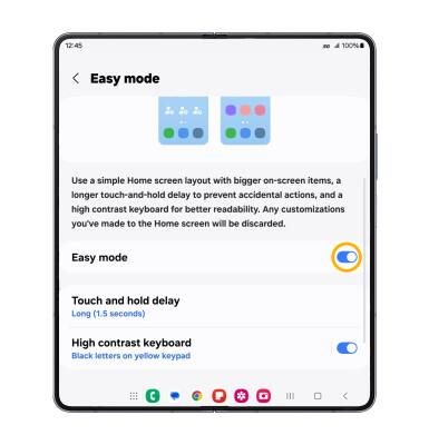 Samsung Galaxy Z Fold5 (SM-F946U) - Easy Mode - AT&T