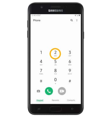 Samsung Galaxy J7 (2018) (J737A) - Call Features - AT&T