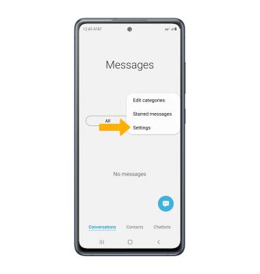 Samsung Galaxy S20 FE 5G (SM-G781U) - Messaging Settings - AT&T