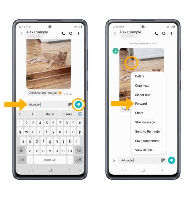 Samsung Galaxy S20 FE 5G (SM-G781U) - Send & Receive Messages - AT&T