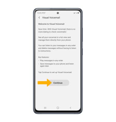 Samsung Galaxy S20 FE 5G (SM-G781U) - Set Up Voicemail - AT&T
