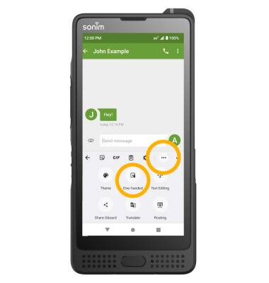 Sonim XP10 (XP9900) - Keyboard & Typing - AT&T