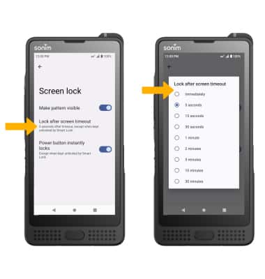 Sonim XP10 (XP9900) - Secure My Device - AT&T