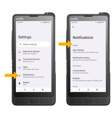Sonim XP10 (XP9900) - Notifications & Alerts - AT&T