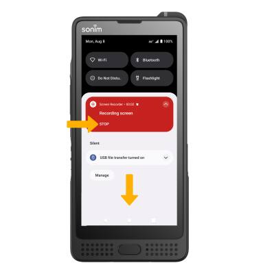 Sonim XP10 (XP9900) - Take a Screenshot - AT&T