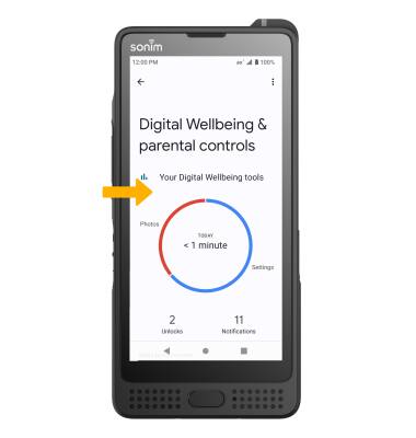 Sonim XP10 (XP9900) - Digital Wellbeing - AT&T