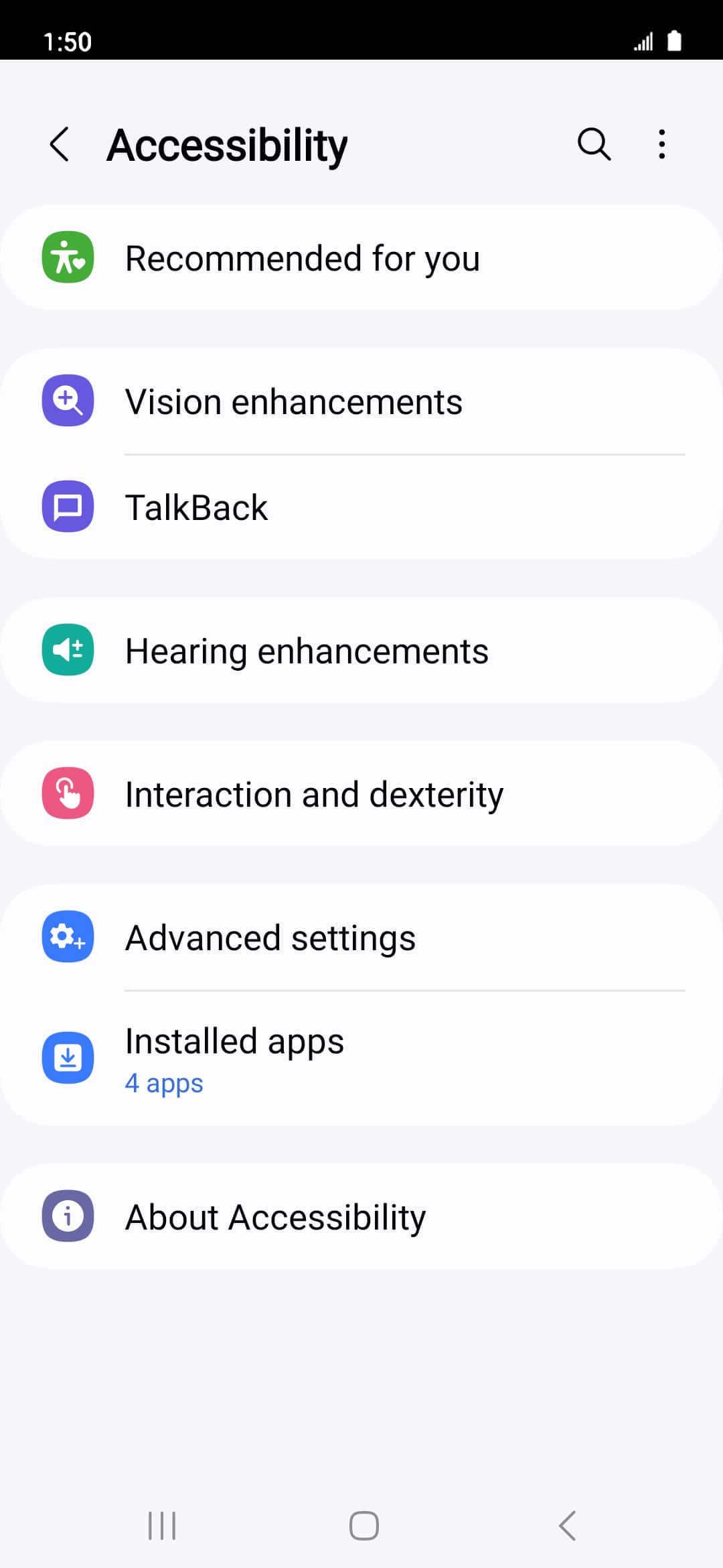 Samsung Galaxy S21 FE 5G - Adjusting cursor thickness - AT&T