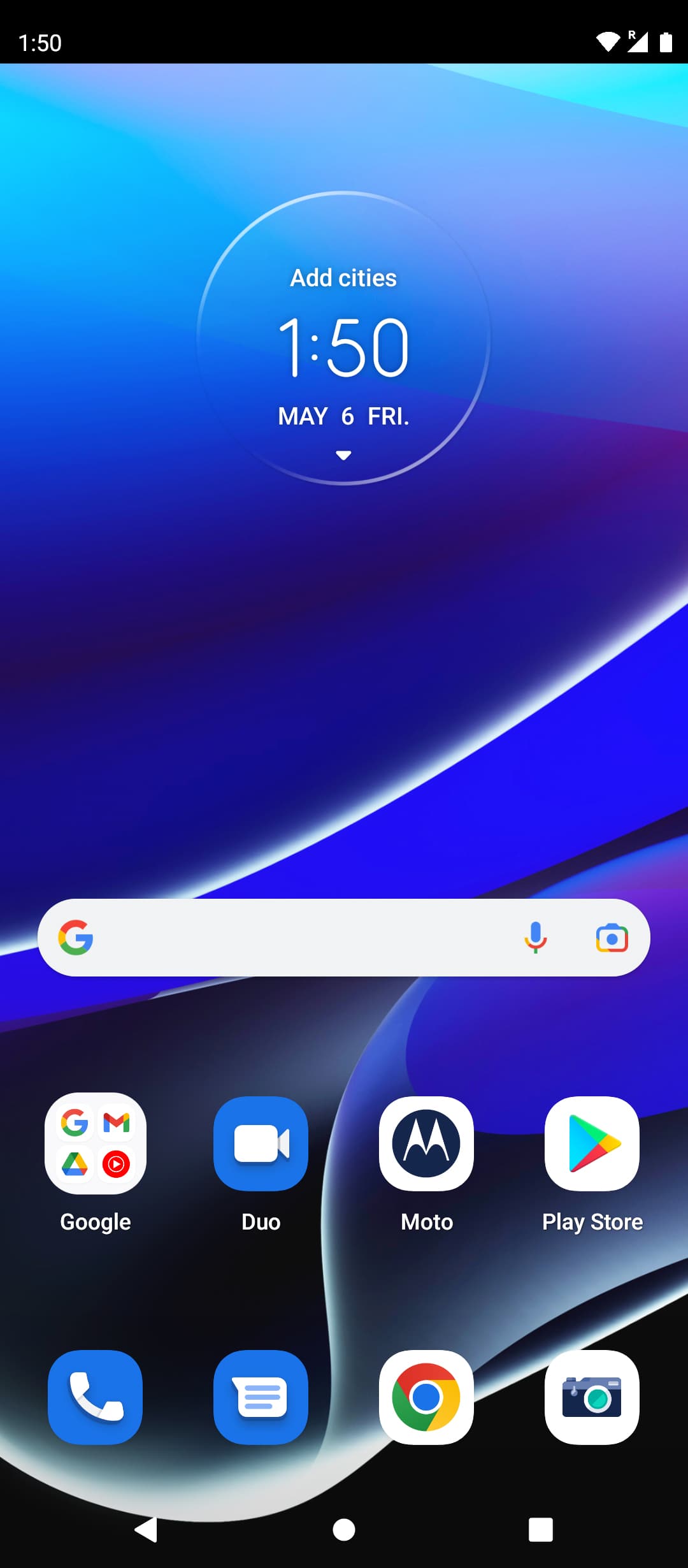 Motorola One 5G Ace - Accessing settings - AT&T