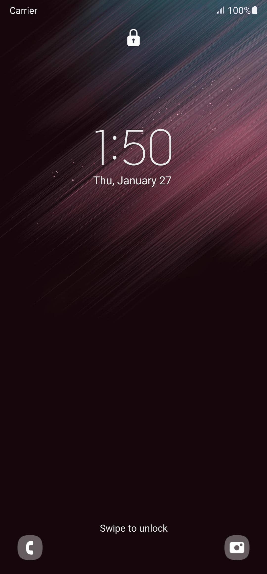 Samsung Galaxy S26 - Unlocking the screen - AT&T
