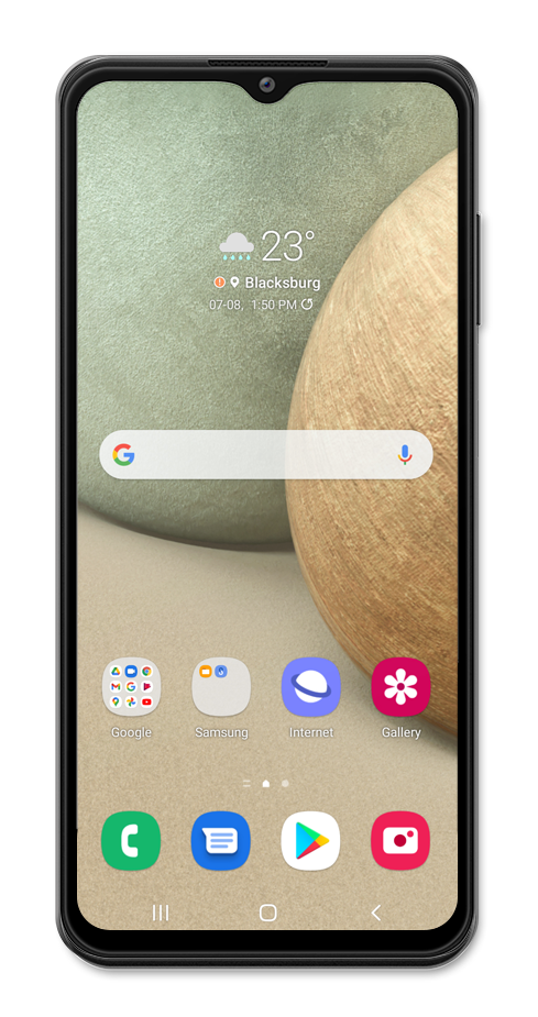Getting to know the front of your device