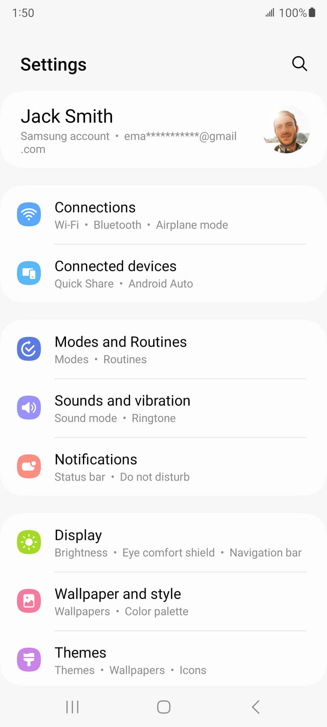 Samsung Galaxy S24 FE - Cambiar a Easy Mode - AT&T