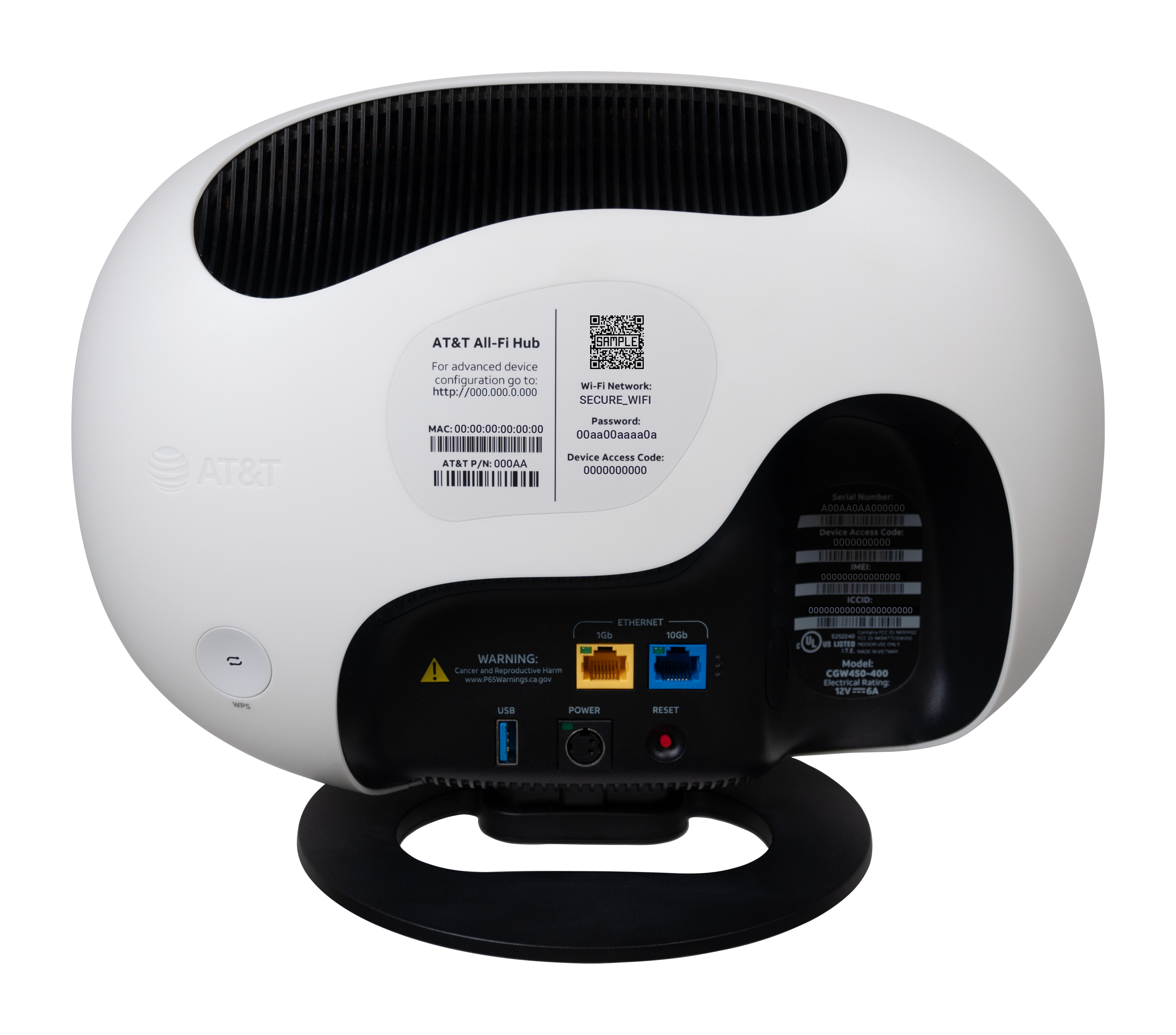 ATT All-Fi Hub CGW450 - Getting to know your device - AT&T