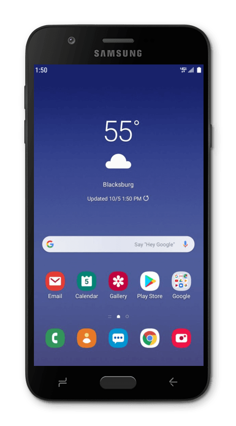 Samsung Galaxy J7 (2018) - Managing the device memory - AT&T