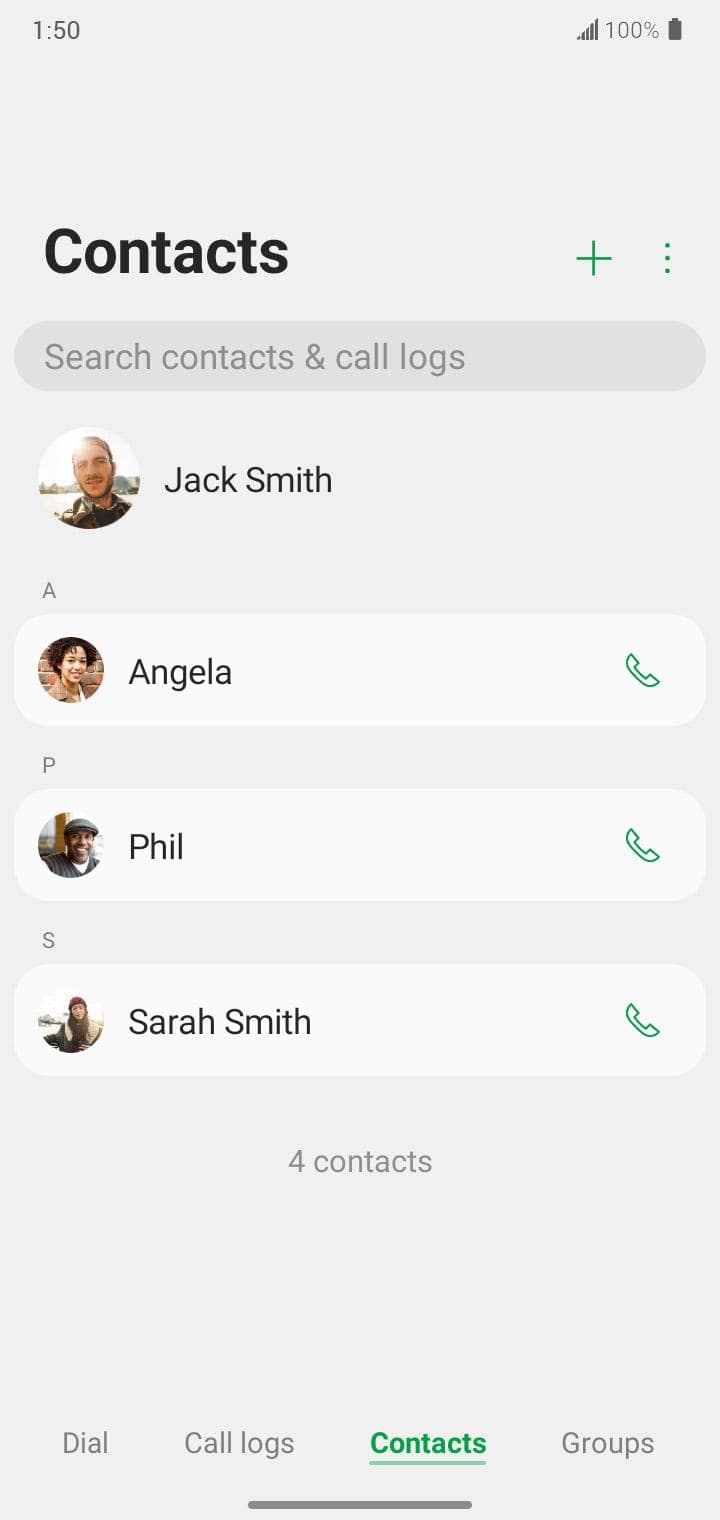 LG Xpression Plus 3 - Creating a group and adding contacts to It - AT&T