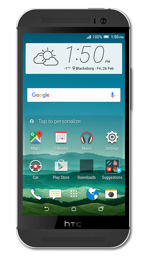 HTC One (M8) - Accessing Mobile Network Settings - AT&T