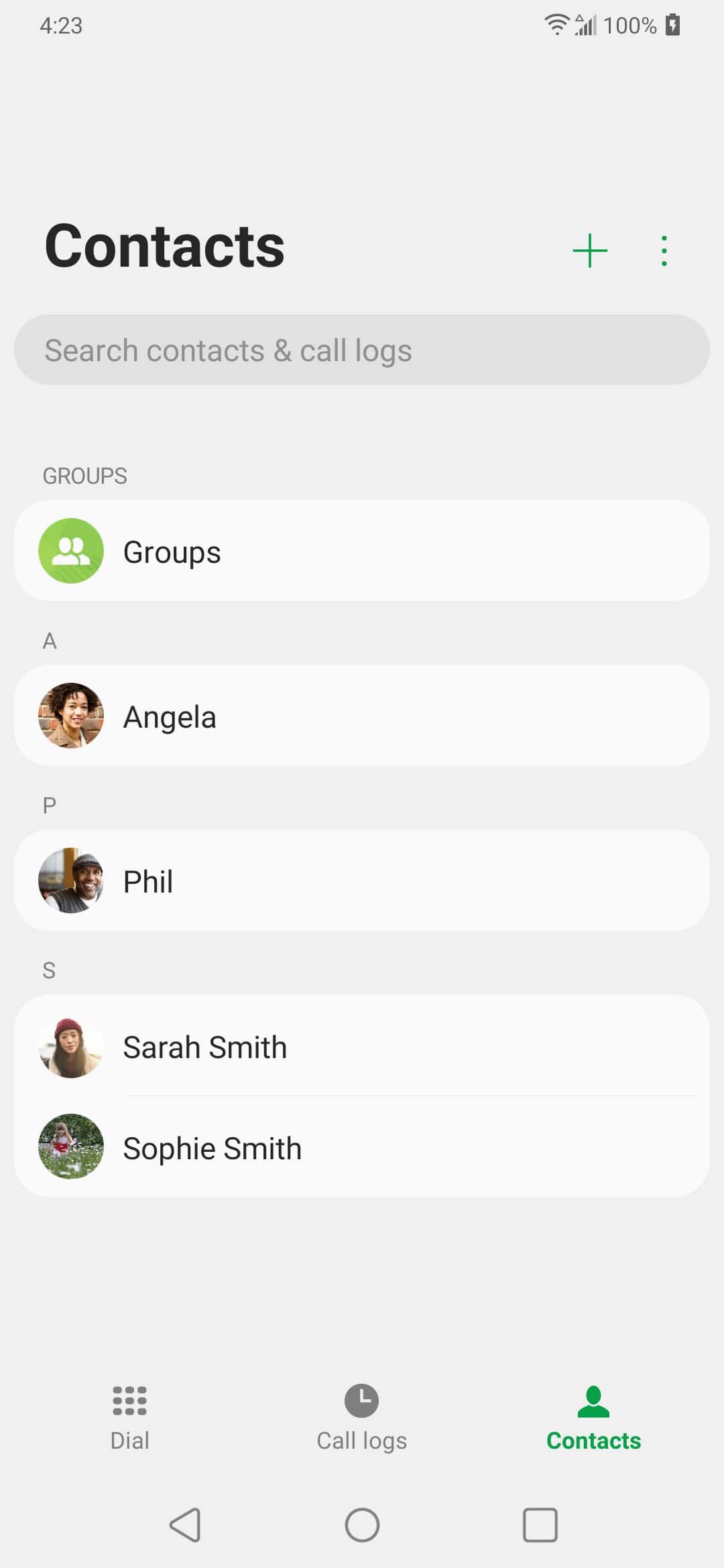 LG G8X ThinQ - Creating a group and adding contacts to It - AT&T