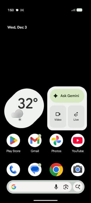 Google Pixel 10a - Using the Notification panel - AT&T