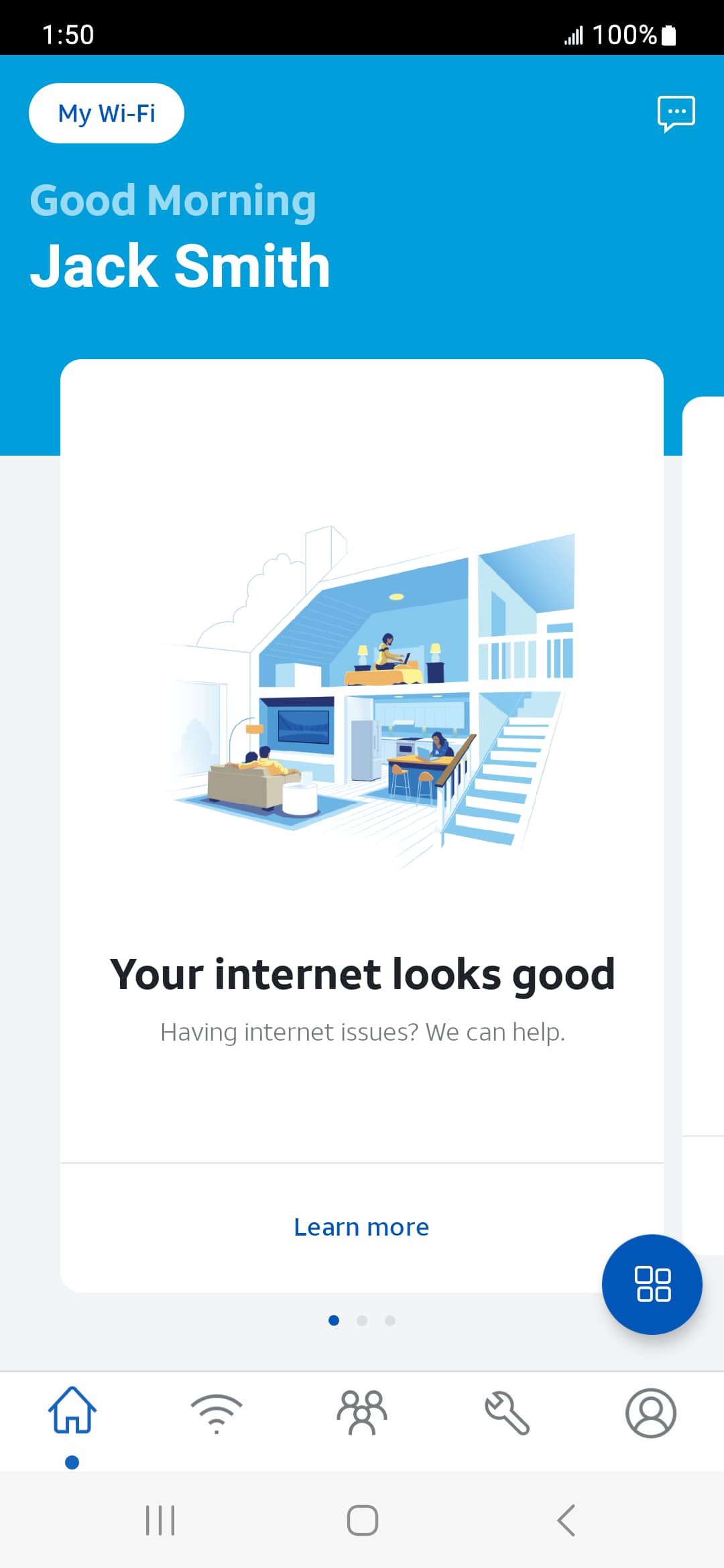 ATT All-Fi Hub CGW450 - Reviewing your For You Cards - AT&T