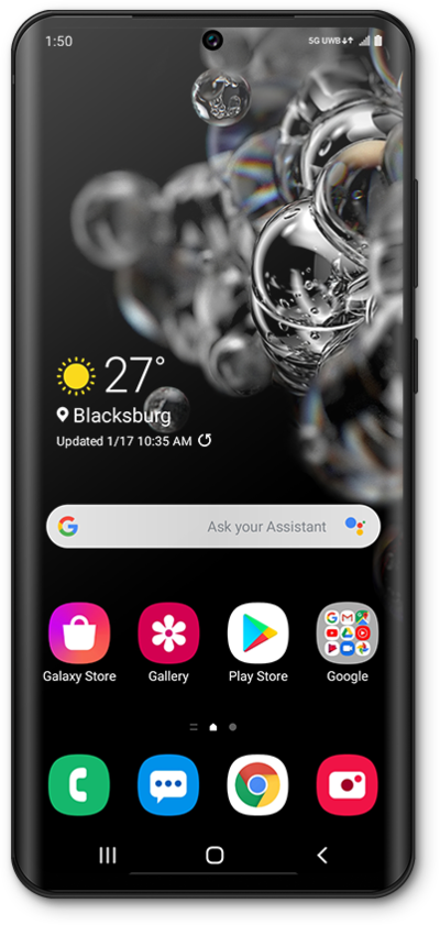 Samsung Galaxy S20+ 5G - Checking your mobile or Wi-Fi signal - AT&T