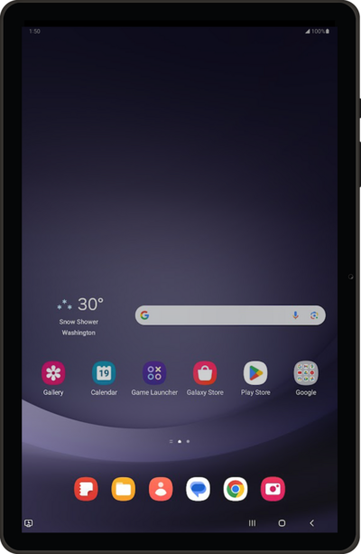 Samsung Galaxy Tab A9+ 5G - Configurar la seguridad de la pantalla - AT&T