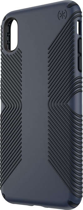 Estuche con agarre Speck Presidio para iPhone XS Max, azul eclipse ...