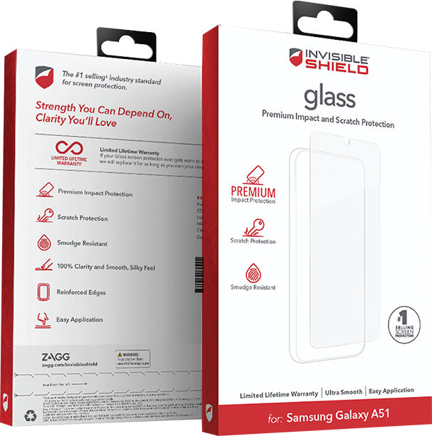 Protector ZAGG Invisible Shield Glass - Samsung Galaxy A51 - AT&T
