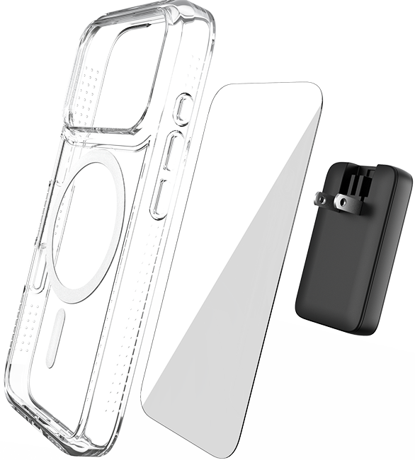 Matter 3-in-1 Case, Screen and 45W Charger Bundle - iPhone 17 Pro - AT&T