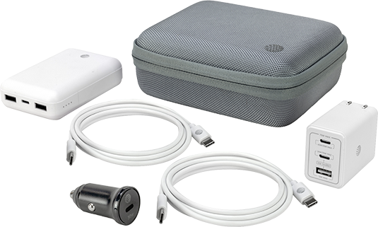 AT&T Power Kit with 70W Multi Port Wall Block, 30W Car Charger, 2 C to ...