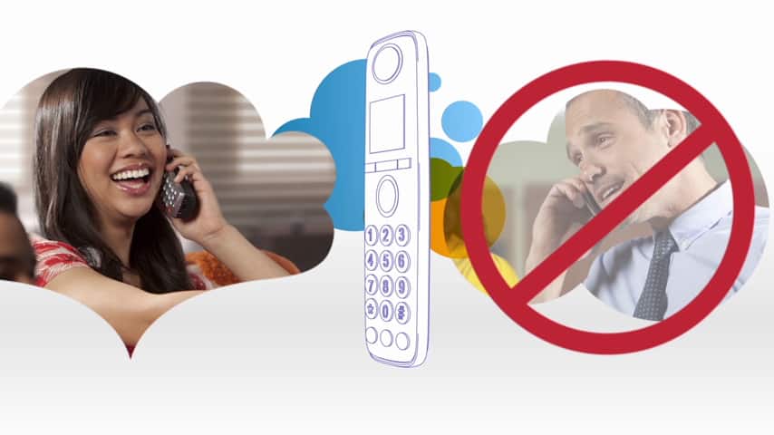 Funcionalidad de bloqueo de llamadas del teléfono residencial de AT&T