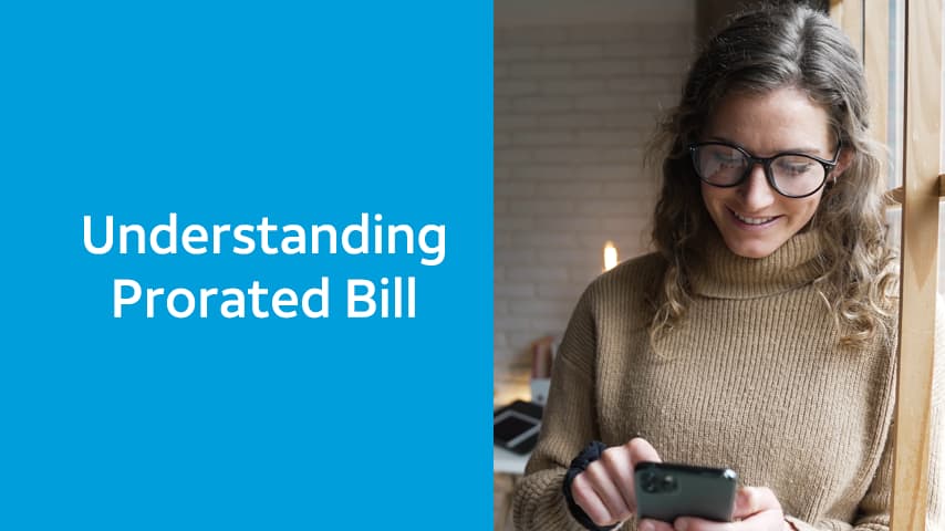 Cómo entender tu factura prorrateada de AT&T | AT&T