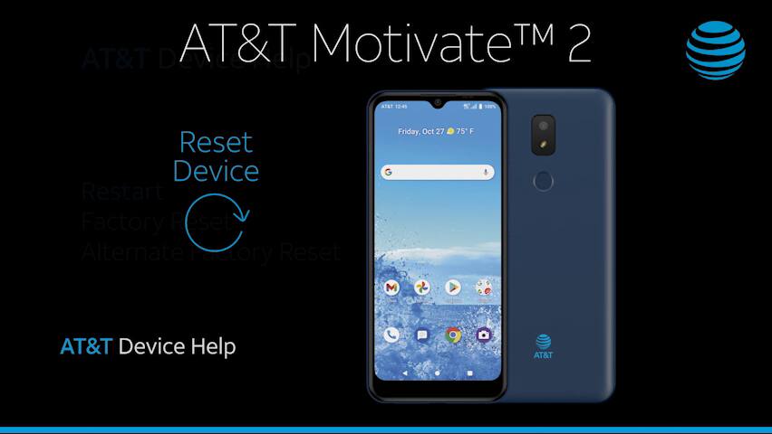 AT&T Motivate 2 (EA211002) - Reiniciar el dispositivo - AT&T