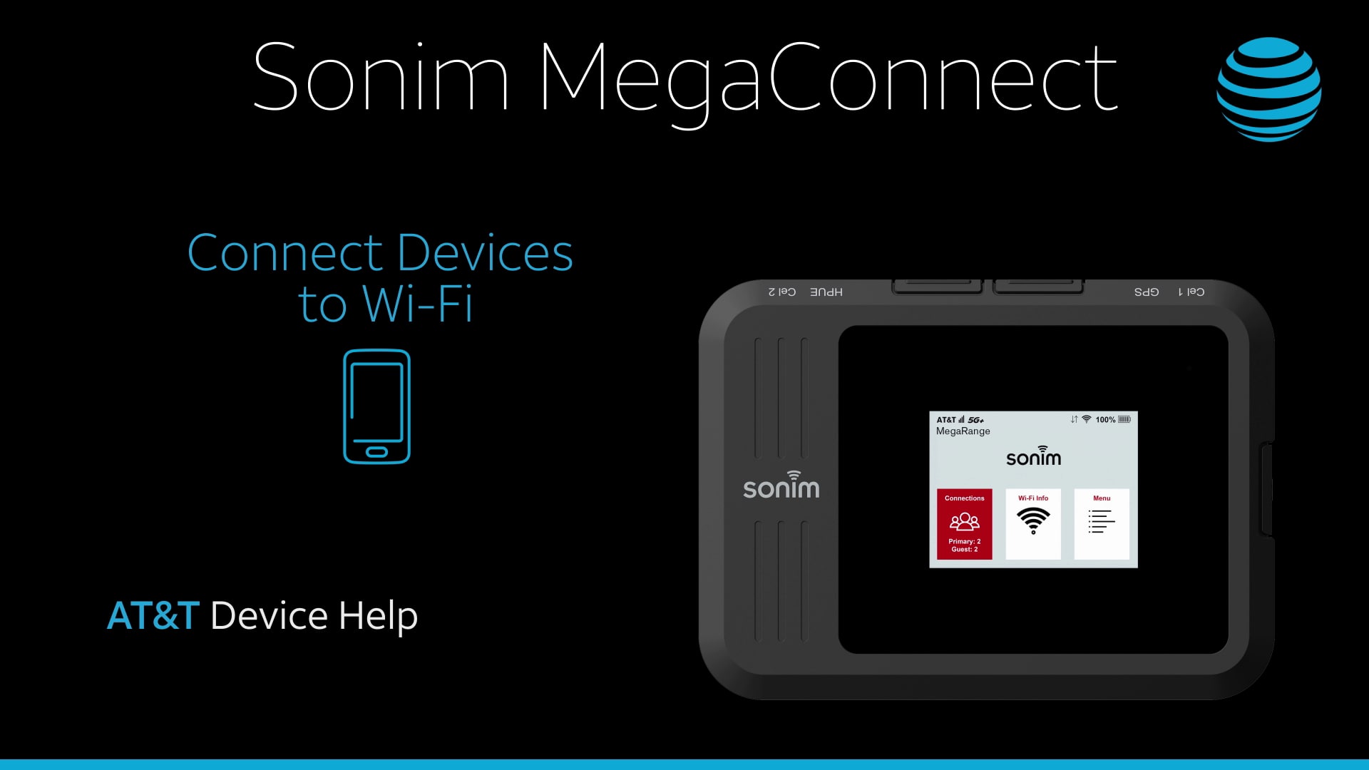 Sonim MegaConnect - Conectar una PC o Mac a Wi-Fi - AT&T