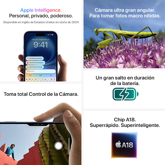 Apple iPhone 16 - Precios, especificaciones, colores, tamaños y reseñas ...
