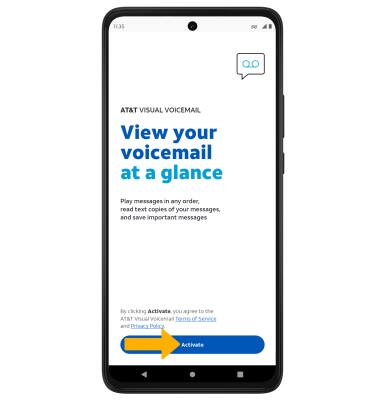 Motorola moto edge - 2022 (XT2205-2) - Set Up Voicemail - AT&T